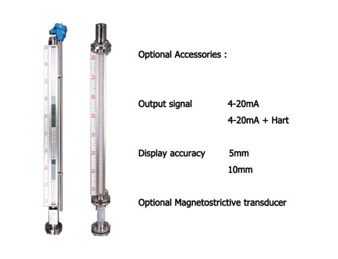 Simple Structure Magnetic Level Gauge Tank Level Monitoring System