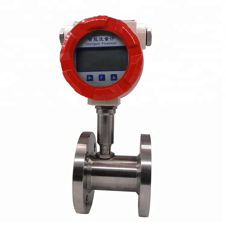 PN16-PN63 Pressure Micro Turbine Flowmeter Water Flow Sensor Convenient ...