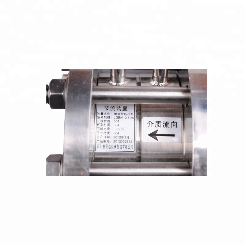 Steam Orifice Plate Flowmeter With Stainless Steel Or Carbon Steel ...