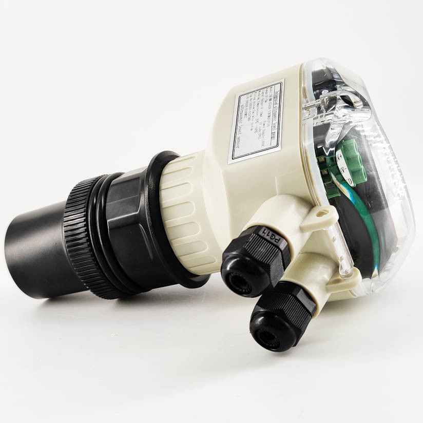 RS485 Ultrasonic Level Transmitter Digital Liquid Level Sensor For Milk ...