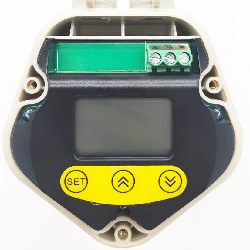 RS485 Ultrasonic Level Transmitter Digital Liquid Level Sensor For Milk ...