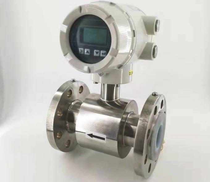 2 Inch Em Flow Meter Electromagnetic Water Flow Meter For Acid Alkali